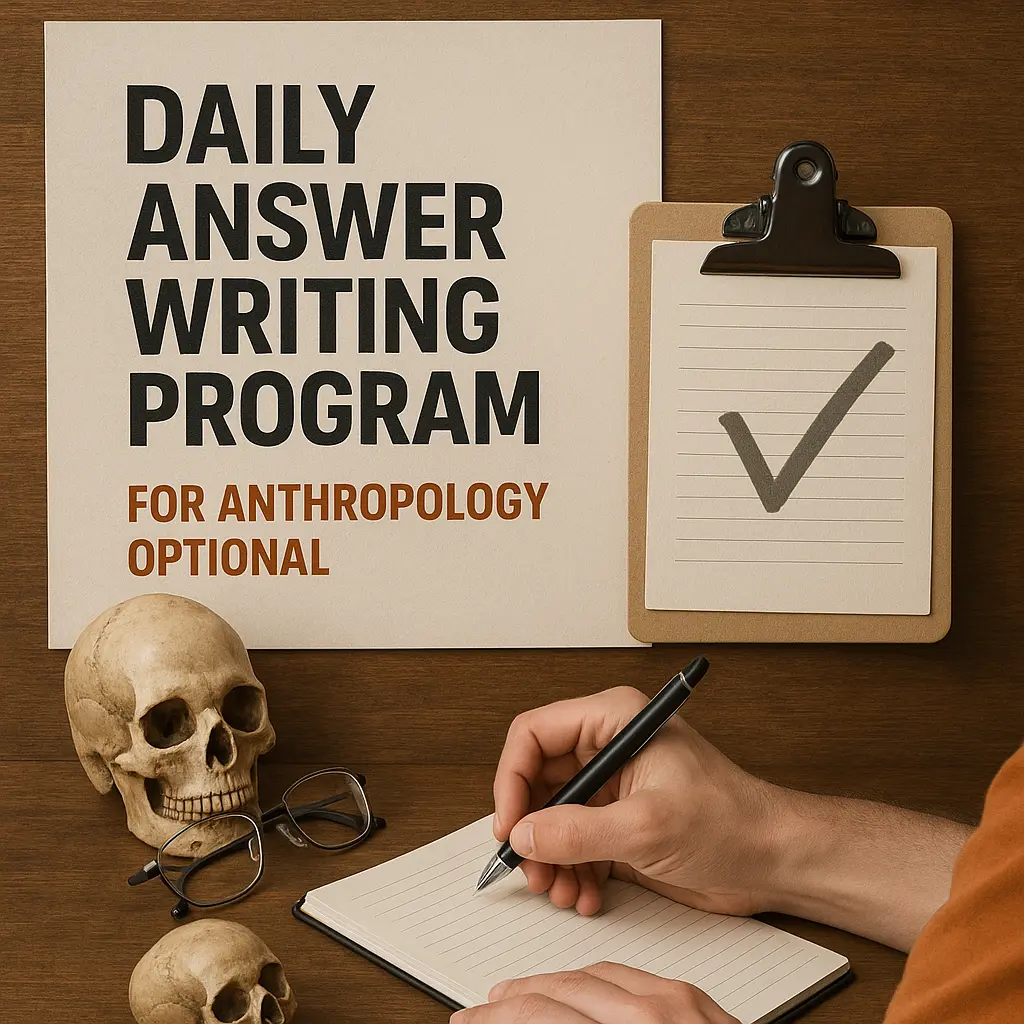 Anthropology Daily Answer Writing Test Series for UPSC | Anthroholic
